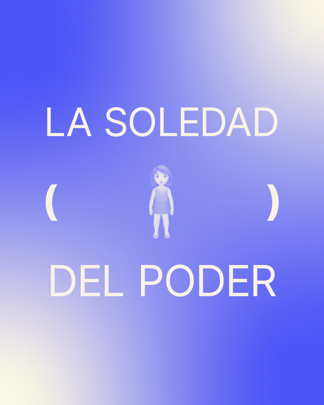 La soledad del poder - Ritmo media